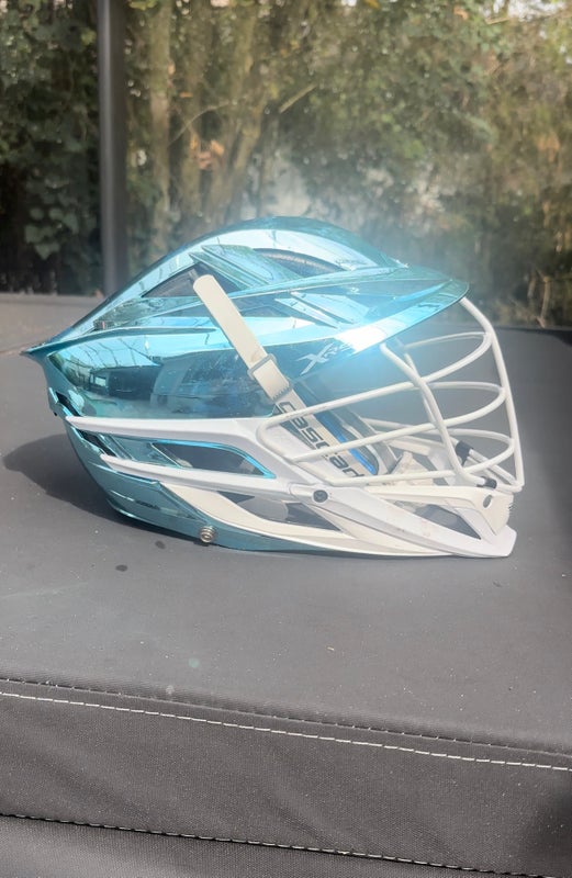 Matte Gray w/ Red Chrome Mask Cascade XRS Helmet | SidelineSwap