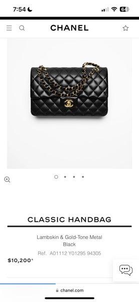 Chanel Black Quilted Caviar Jumbo Double Flap Bag | SidelineSwap | Buy ...