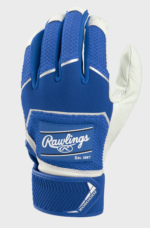 New Rawlings Workhorse ADULT NAVY Batting Gloves | SidelineSwap