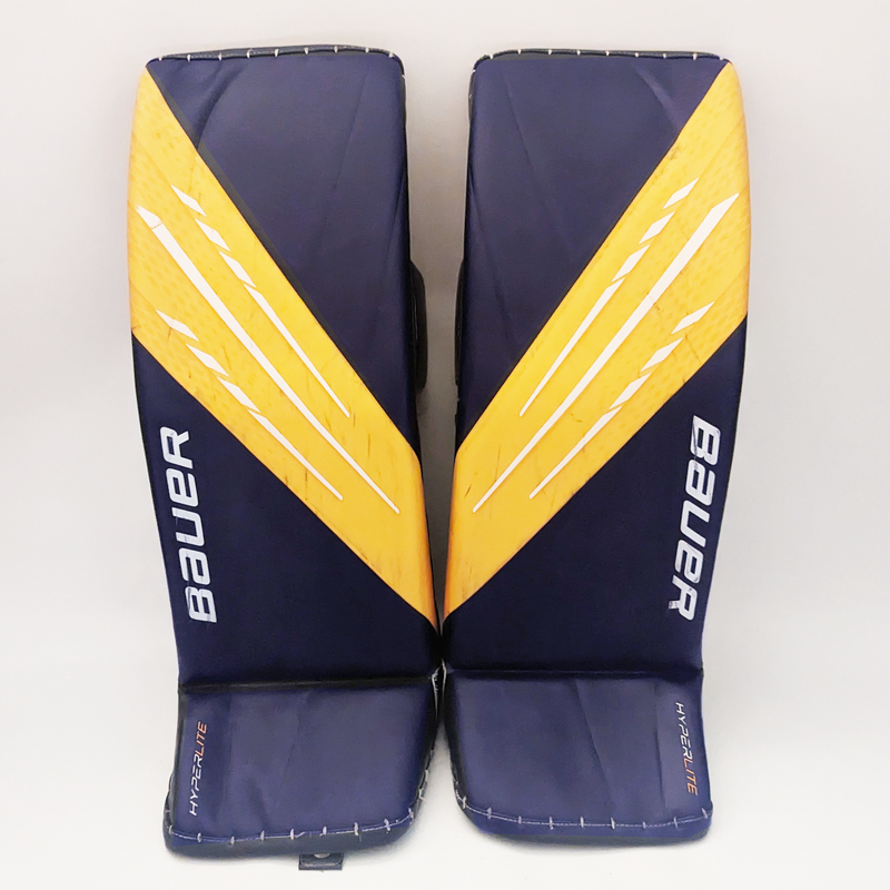 Used Bauer Supreme 2S Pro Goalie Leg Pads Pro Stock - Large | SidelineSwap