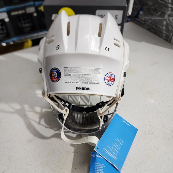 New Small Bauer 4500 Helmet Combo - White | SidelineSwap | Buy and Sell ...