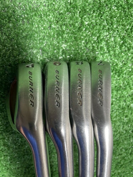 TaylorMade Burner LCG Iron Set 3-PW Precision Rifle S-90 S Flex Steel ...