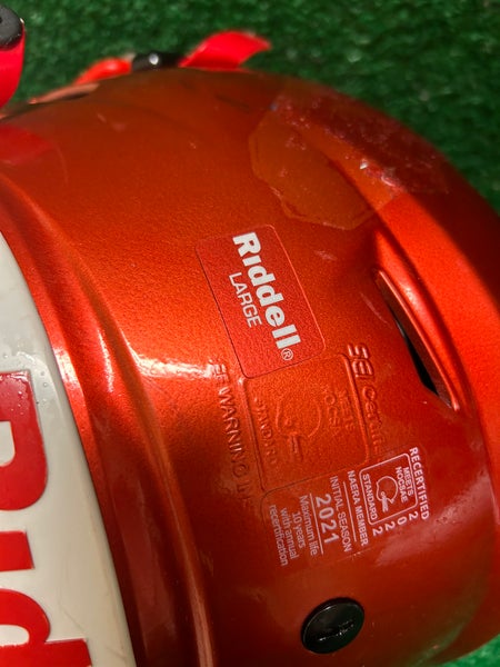 Adult Large - Riddell Speedflex Football Helmet - Candy Red ...