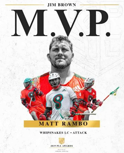 Matt Rambo 2019 MVP Jersey - Whipsnakes LC - PLL - 2XL | SidelineSwap ...