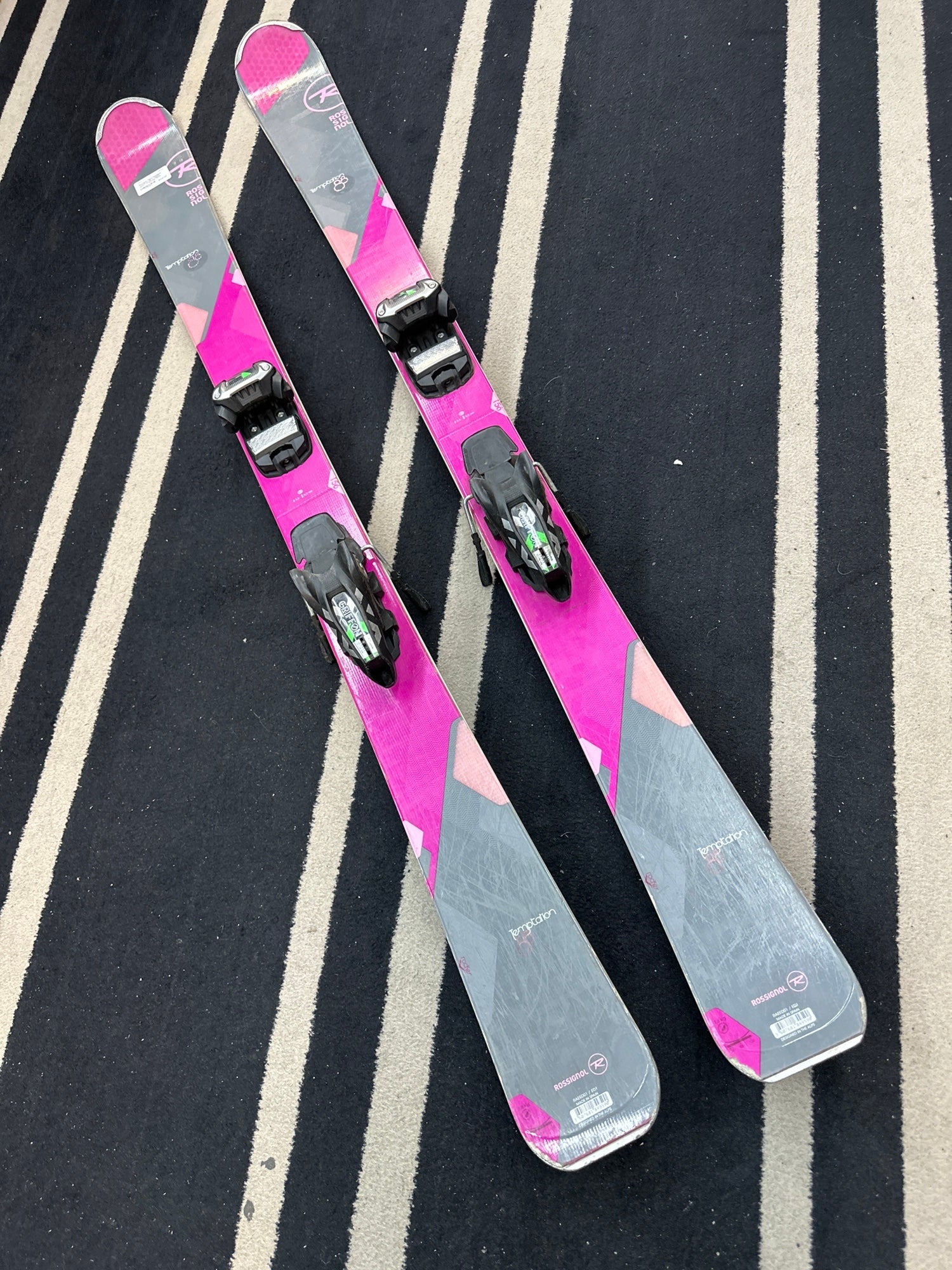 156cm Rossignol Temptation 88 Skis w Marker Griffon 13 Bindings SidelineSwap Buy and Sell on SidelineSwap