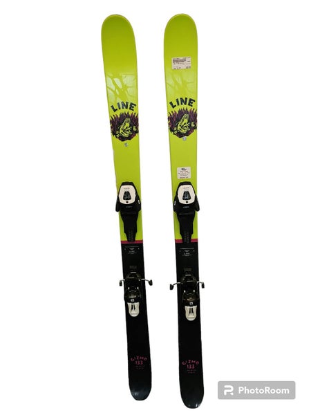 Used Line Gizmo 133 Cm Boys' Downhill Ski Combo | SidelineSwap | Buy ...