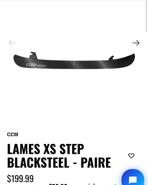 Blades CCM XS STEP blacksteel 280 mm | SidelineSwap | Buy and Sell on ...
