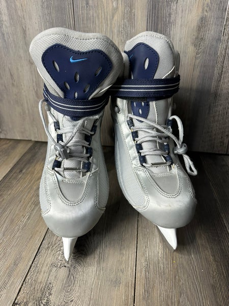 Nike Size 9 Women's Flexposite Tuuk Powder Blue and Grey Ice Skates ...