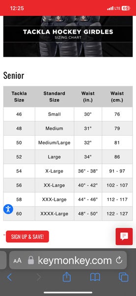 Tackla girdle Sr XL | SidelineSwap | Buy and Sell on SidelineSwap