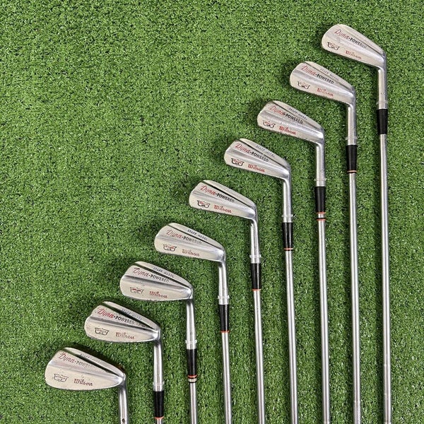 Wilson Staff Model Vintage 1959 Dyna-Powered Iron Set 2-PW Fluid Feel ...