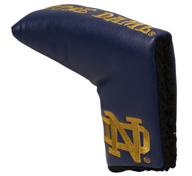 Team Golf Vintage Blade Putter Headcover (Notre Dame) Synthetic Leather ...
