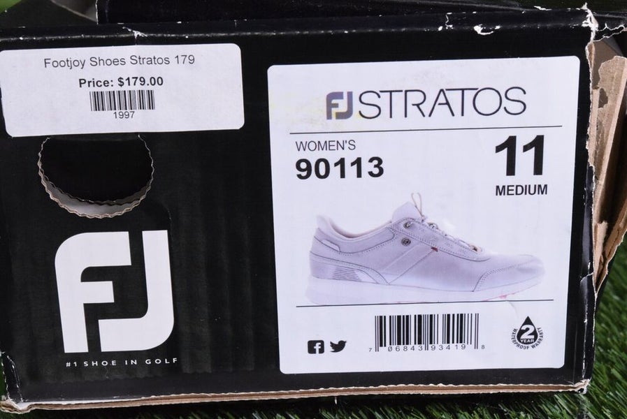 FOOTJOY STRATOS SPIKELESS LUXURY GRAY GOLF SHOES - WOMEN'S 11 M ~ NEW ...