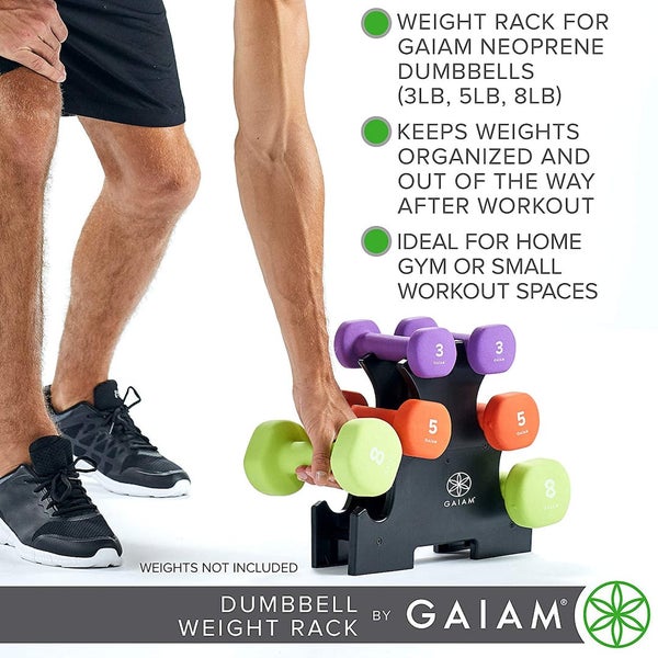 New Gaiam Dumbbell Weight Rack Exercise & Fitness Accessories ...