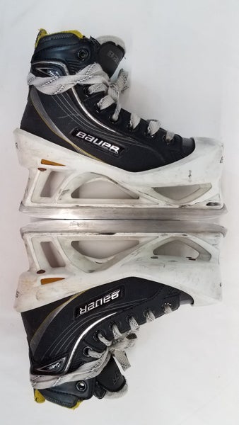 Used Bauer One60 Junior 01 Ice Skates Goalie Skates | SidelineSwap ...