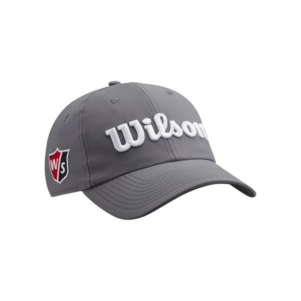 Wilson Staff Pro Tour Golf Hat - Classic Wilson Golf Hat - GRAY ...