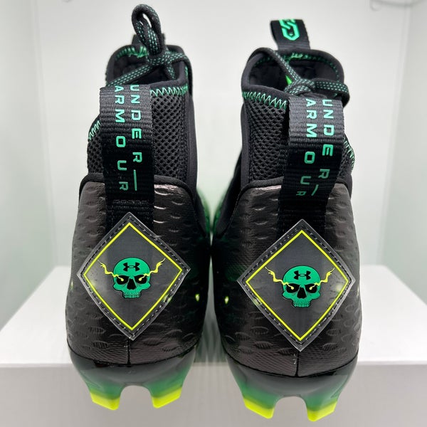 New Men's Size 12 Molded Football Cleats Under Armour Mid Top Spotlight ...