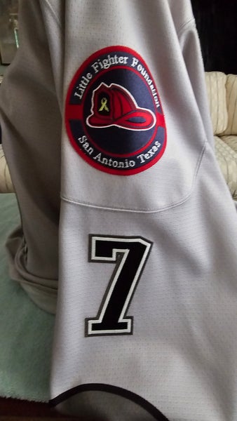 San Antonio Rampage Game Worn Autographed Jersey #7 Blake Parlett Face ...