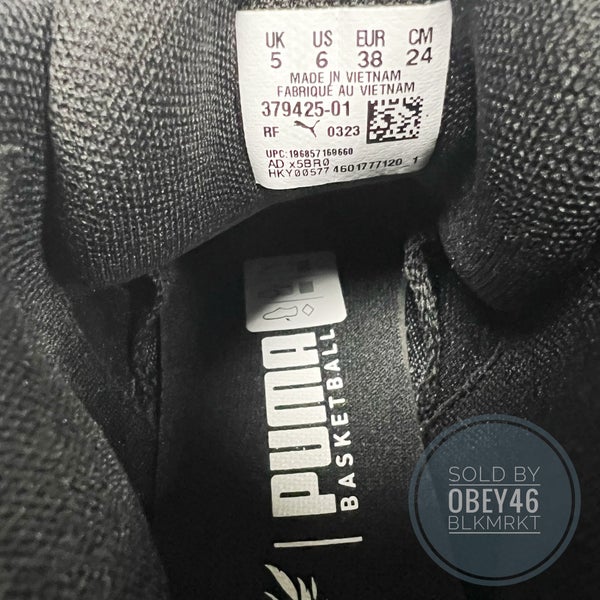 PUMA MELO MB.02 "Oreo" Black/White/Oreo Basketball GS Youth 6M 7.5W ...