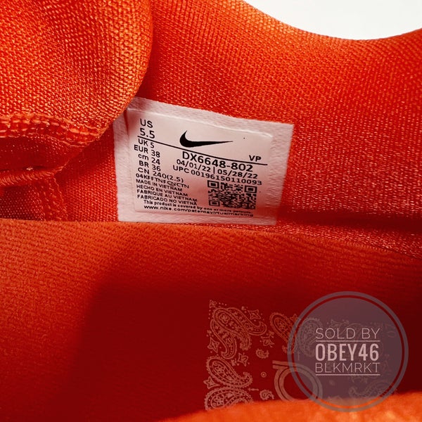 Nike Kevin Durant KD15 TB Promo Shoes Orange White 5.5 | SidelineSwap ...
