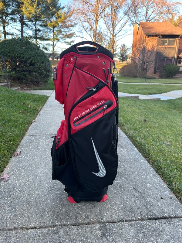Used Nike Performance Hybrid 14 Way Golf Stand Bag No Carry Strap