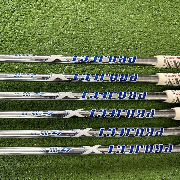 READ Titleist 718 CB Iron Set 4-9 Project X LZ 105 6.0 Stiff Flex Left ...