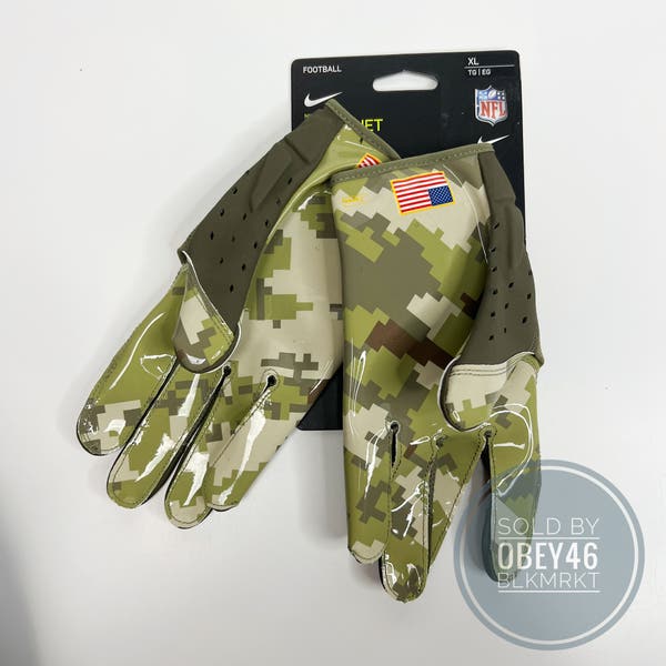Nike camo football gloves store