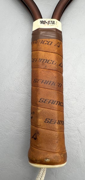 Seamco ProStar Vintage Racquetball Racket leather handle | SidelineSwap ...
