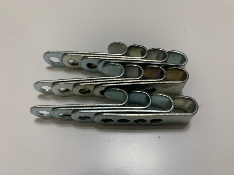 Lot Of 6 Pairs Hockey helmet goalie combo J-clips cage clips straight ...