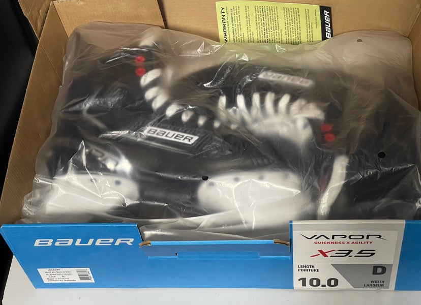 New Shipping label Only. Senior Bauer Regular Width 10 Vapor X3.5 ...