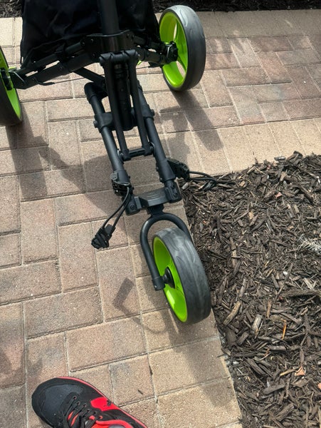 Go plus 3 Wheel Golf Push Cart - Deluxe Quad-Fold Compact Push & Pull ...
