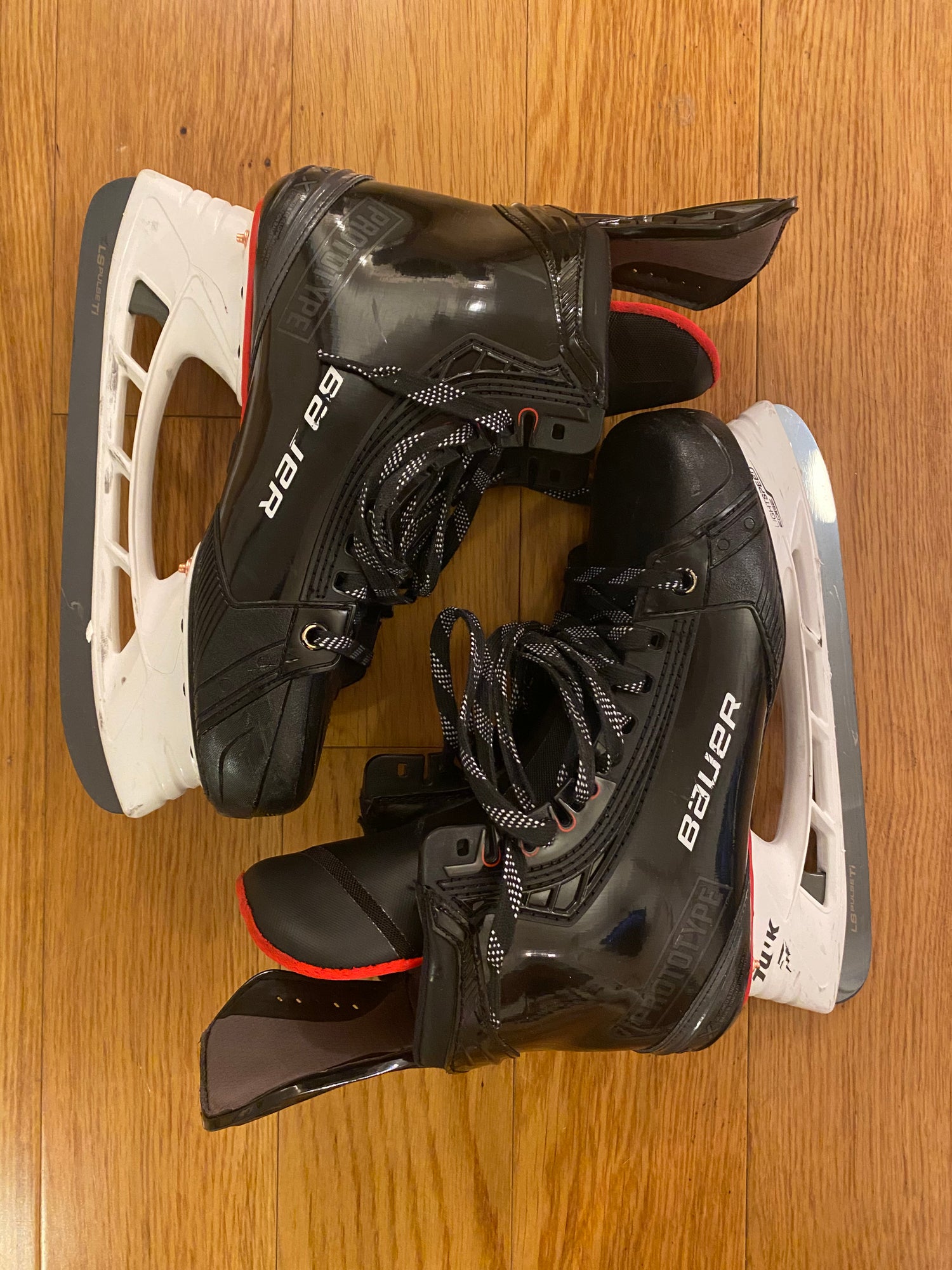 Senior Used Bauer Vapor Hyperlite Prototype ProStock Hockey Skates ...