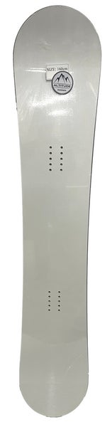WHITE DECK "WHITE" ALL-MOUNTAIN SNOWBOARD - 160CM/62" LONG ...