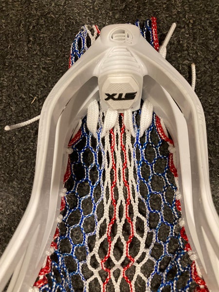 Strung STX Super Power lacrosse Head White - | SidelineSwap | Buy and ...