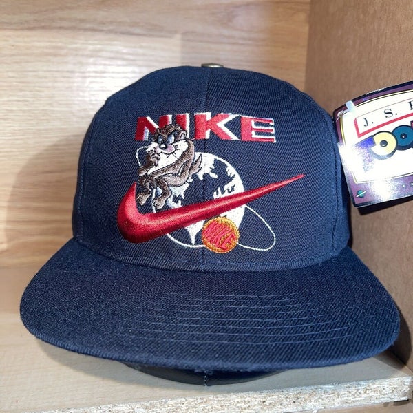 Vintage RARE Taz Nike Looney Tunes Snapback Hat Tasmanian Devil NWT ...