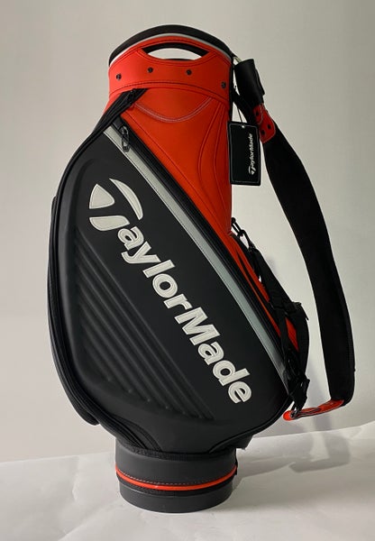 TaylorMade TM19 Tour Cart Bag Red 6-Way Divide Single Strap Golf Bag 8. ...