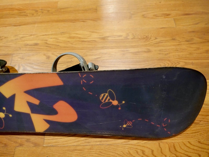 Used Kid's K2 Mini Luna Snowboard All Mountain With Bindings Soft Flex ...