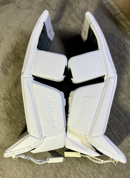 Like new—2023 Model Large Bauer Gsx Goalie Leg Pads upgraded with Pro ...