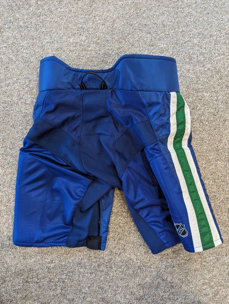 Bauer Supreme Vancouver Canucks NHL Pro Stock Hockey Pant Shell Large ...