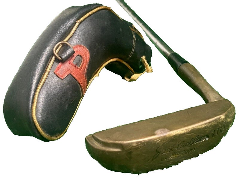 Jack Nicklaus 110 Putter MacGregor RH 34.5" Steel With Leather Grip ...