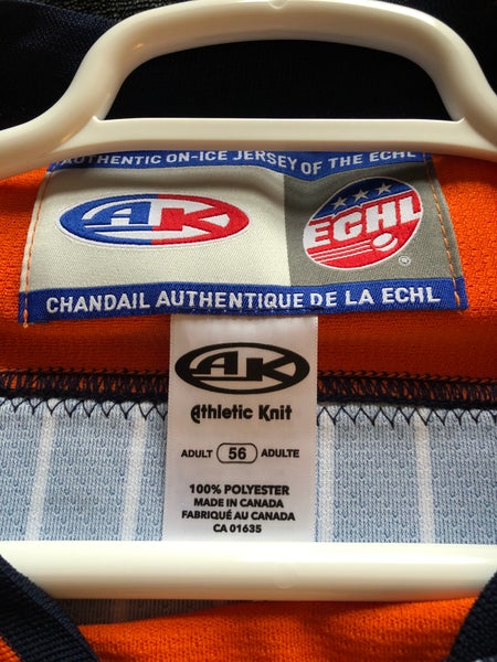 Tulsa Oilers Game Issued Alternate Hockey Jersey Greg Printz Size 56 ...