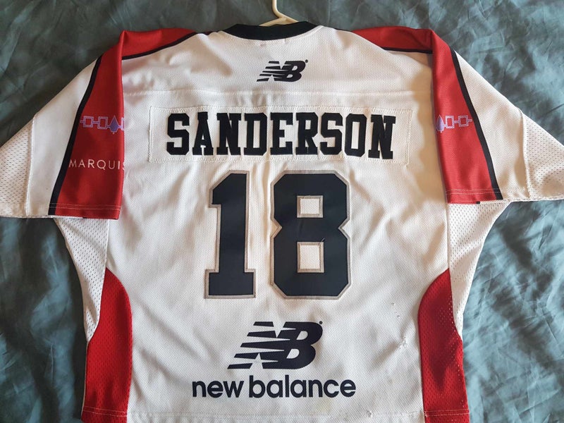 Game worn Phil Sanderson Toronto/Hamilton Nationals New Balance Jersey ...