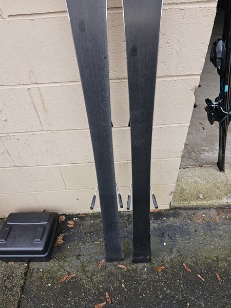 Used Women's Elan 140 cm All Mountain Black Magic Skis With Bindings ...