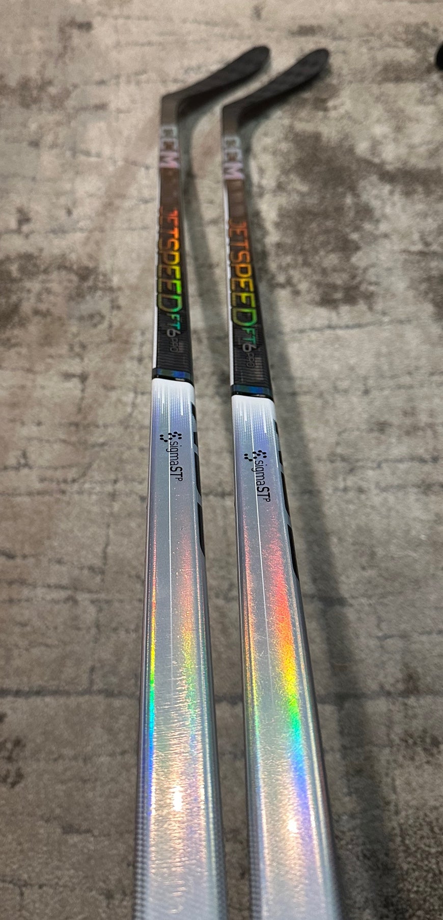 New! 2 Pack! 2x 70 Flex P28 Right Hand JetSpeed FT6 Pro (Chrome) Hockey ...