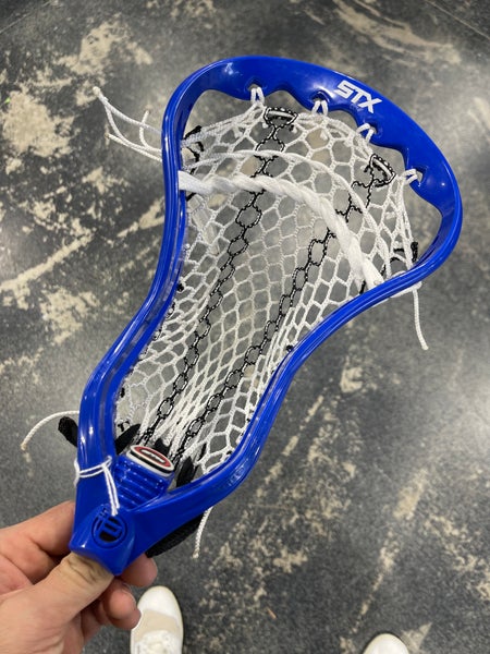 New Attack & Midfield STX Unstrung Proton Power Head (Chrome Blue ...