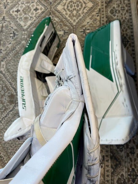 Jake Oettinger Pro Stock Bauer Goalie Set | SidelineSwap | Buy and Sell ...