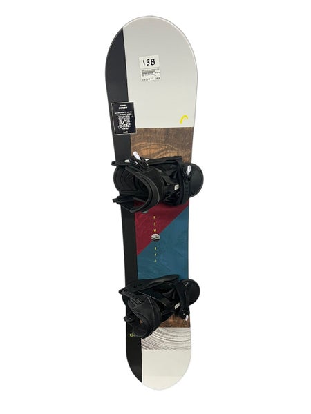 Used Head Rowdy 138 Cm Junior Snowboard Combo | SidelineSwap | Buy and ...