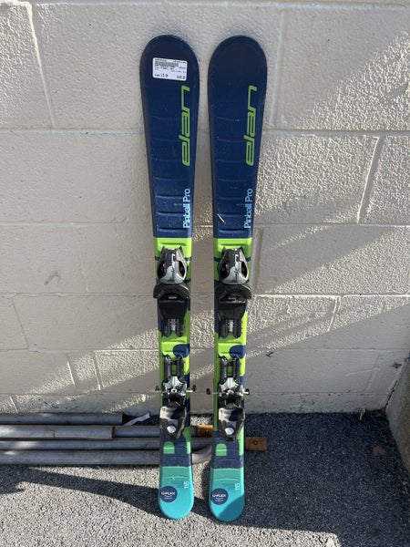 Used Elan Pinball Pro 115 Cm Boys' Downhill Ski Combo | SidelineSwap ...