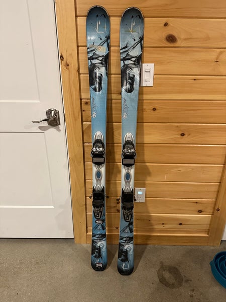 Used Women's 2015 K2 149 cm All Mountain Potion Skis With Bindings Max ...