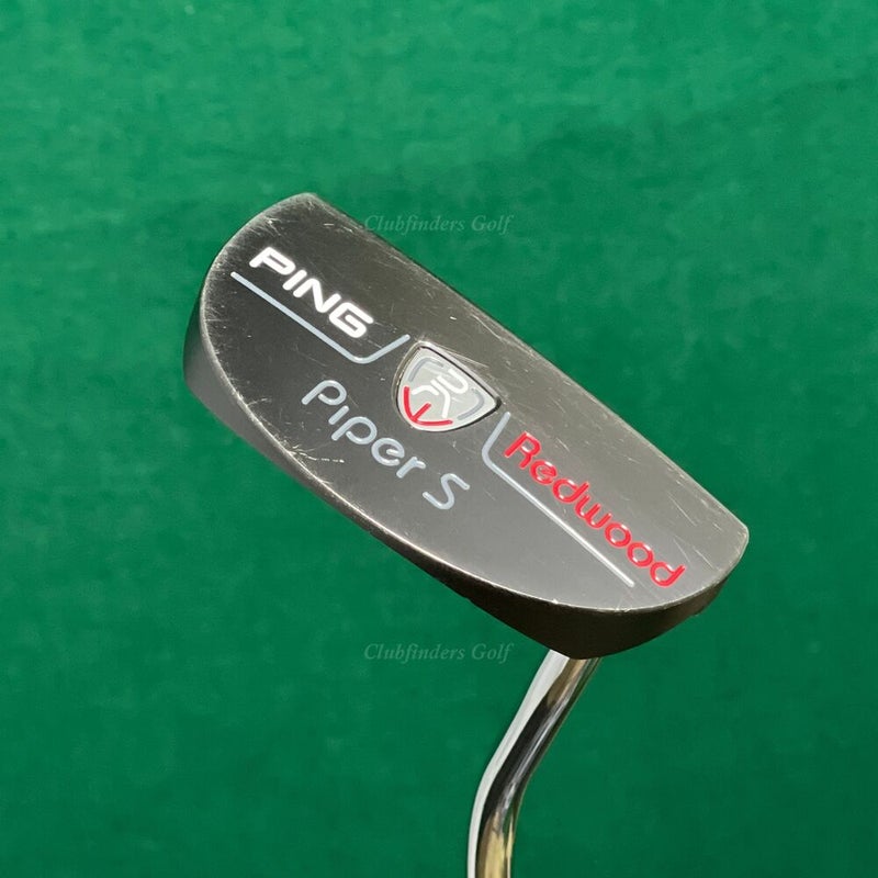 Ping Redwood Piper S Black Dot 34.5" Black Satin DB Mallet Putter W ...