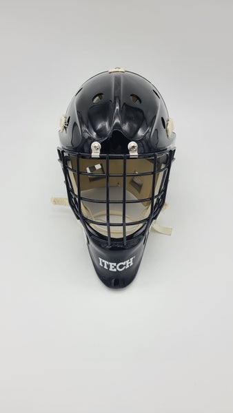 Itech 950 goalie mask - black - vintage | SidelineSwap | Buy and Sell ...
